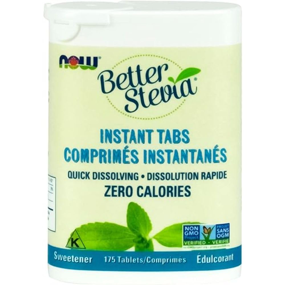 NOW Foods BetterStevia Instant Tabs Zero Calorie Sweetener, Keto ...