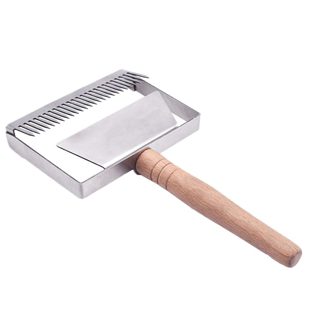 Buy waysad Bee Hive Scraper Stainless Steel Honey Cutting 26-pin ...