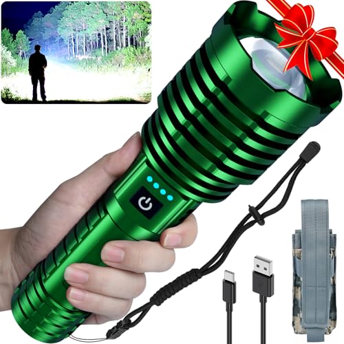 Super Bright Flashlight 5000.000 High Lumens, LED Rechargeable ...
