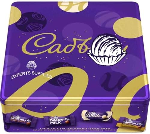 New Cad Dairy Milk Chocolate Chunk Collection Tin 700g, Delicious Dairy ...