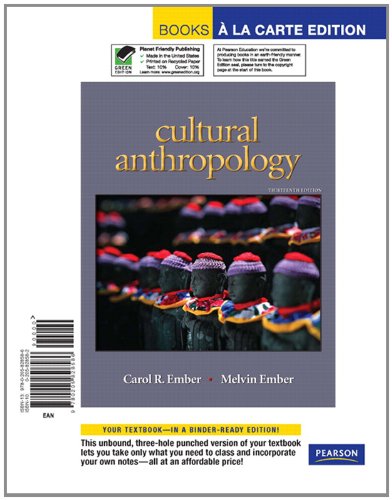 Buy Cultural Anthropology: Books a La Carte Edition Book Online at Low ...