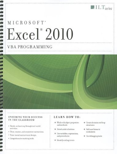 Excel 2010 Vba Programming Data 9781426029233 Axzo 0378
