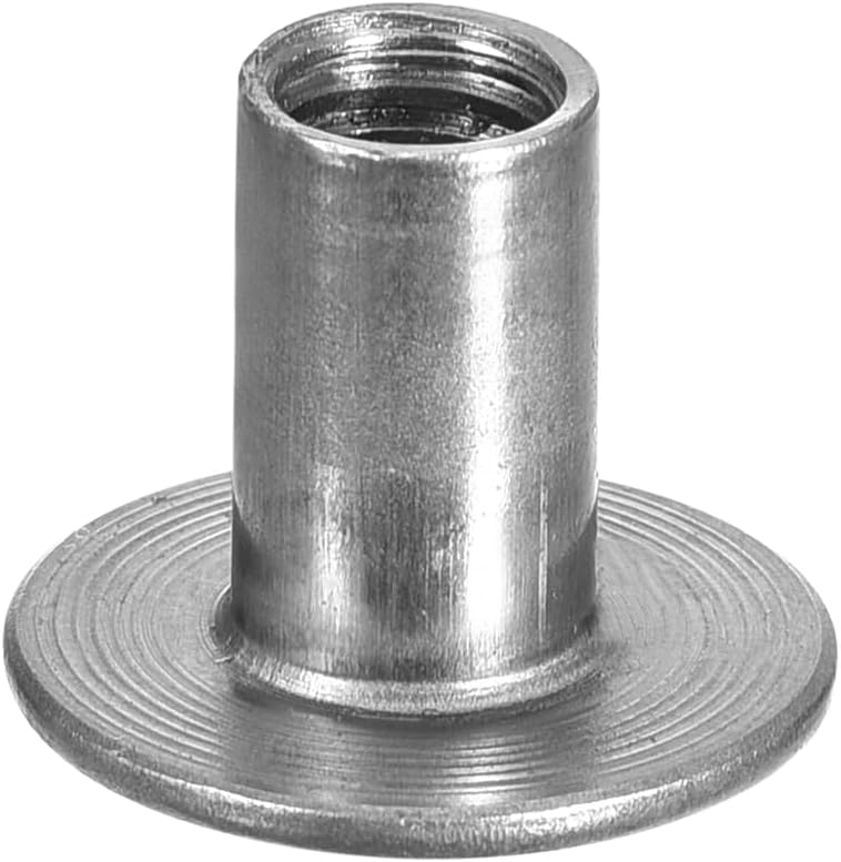 Amazon.com: uxcell M8 T-Nuts, 12pcs Carbon Steel Tee Nuts, Round Base ...