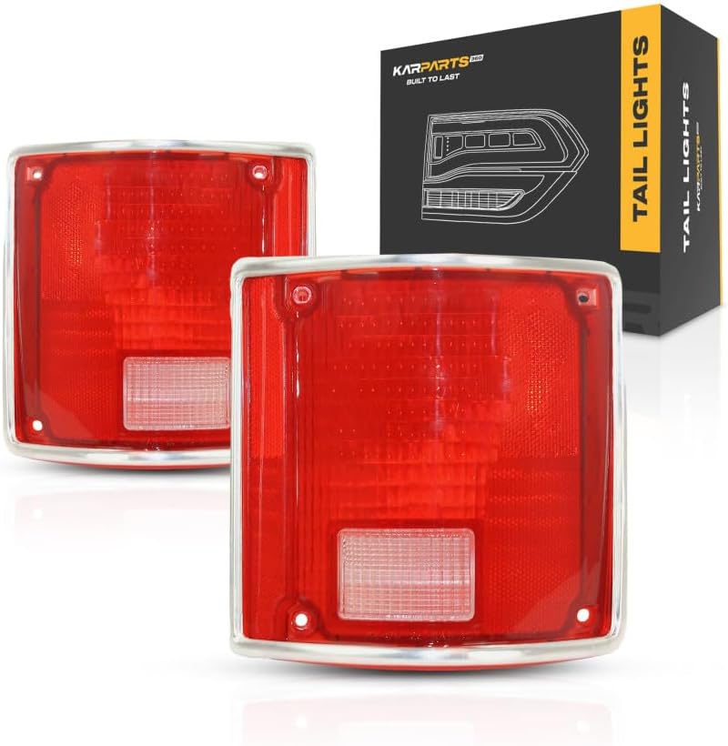 Amazon.com: HECASA Tail Lights Compatible with 1975-1986 Chevy ...