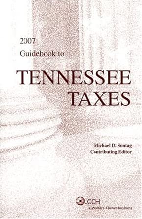 Amazon.com: Guidebook to Tennessee Taxes (Cch State Guidebooks ...