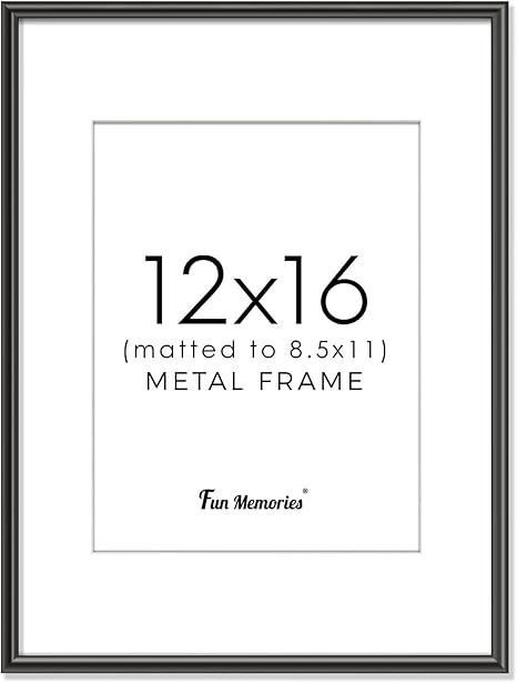 Amazon.com - 12x16 Picture Frame Black, Aluminum Picture Frames 12"x16 ...
