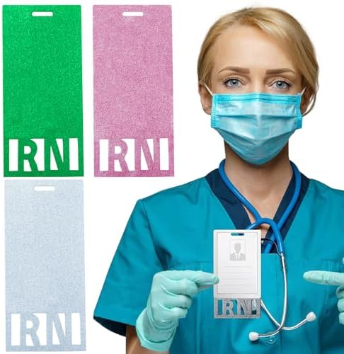 Amazon.com : 3 PCS Plifal RN Badge Buddy Card Nurse Nursing Accessories ...