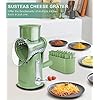 Amazon.com: SUSTEAS Rotary Cheese Grater with Handle - Food Shredder ...