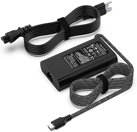 Amazon.com: New Slim 65W USB C Laptop Charger for HP Spectre X360, Envy ...