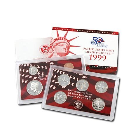1999 S Silver US Proof Set Come in Original US Mint Packaging Proof at ...