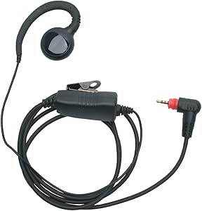 BVMAG 1 Pin Walkie Talkie Earpiece Headset with PTT Mic C Shape ...