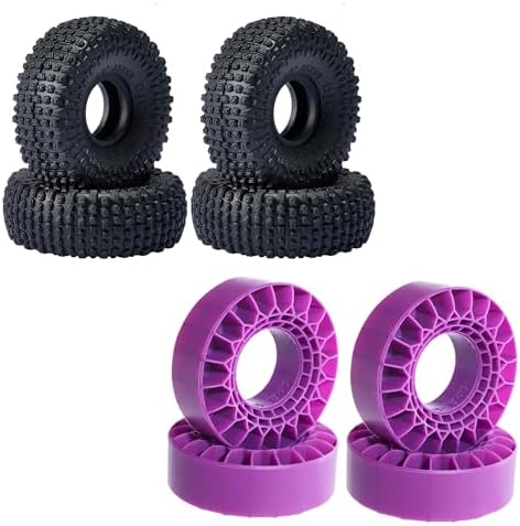 Amazon.com: DJCRAWLER Super Large Soft 1.3 Inch Tire 72 * 27mm Muddy ...
