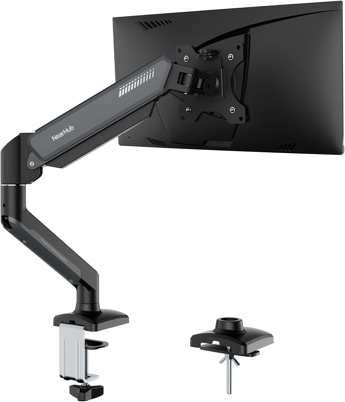 Amazon.com: NearHub Single Monitor Mount Arm for 13-32" Up 22 lbs ...
