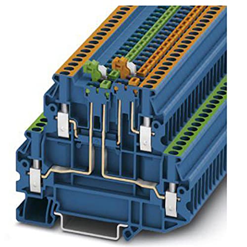 PHOENIX CONTACT UTT 2.5-2MT BU Knife Terminal Block Terminal 4 Number ...