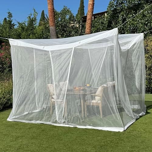 Amazon.com : Mosquito Net for Patio 10 x 10 FT | Very Large Sizes ...