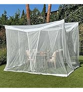 Amazon.com : Mosquito Net for Patio 8.2 x 8.2 FT | Very Large Sizes ...