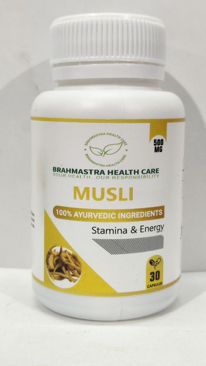 BRAHMASTRA AYURVEDA Musli 30 Capsules | Ayurvedic Herbal Supplement for ...