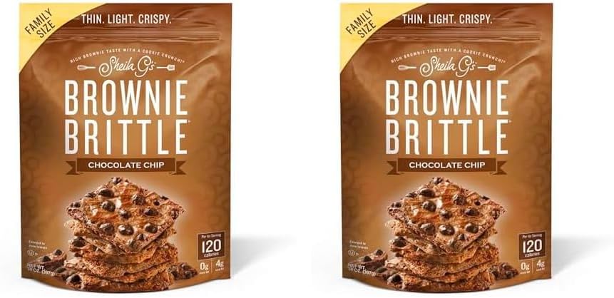 Amazon.com : Sheila G's Brownie Brittle Low Calorie, Sweets & Treats ...