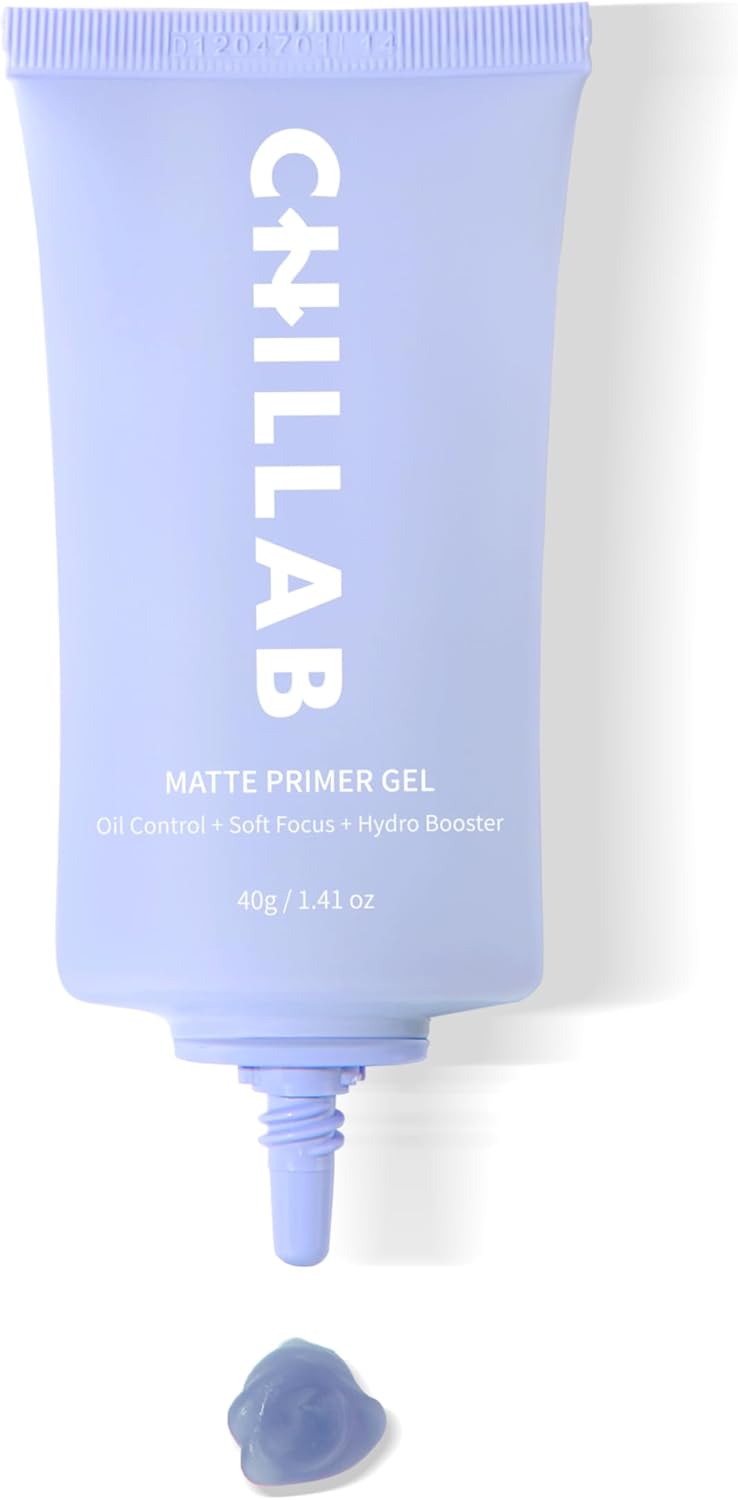 Chillab Gel Primer Mate Facial con Ácido Hialurónico 40g, Hidratante y ...