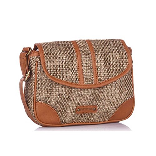 Buy Peperone Women's Sling Bag (Beige) at Amazon.in