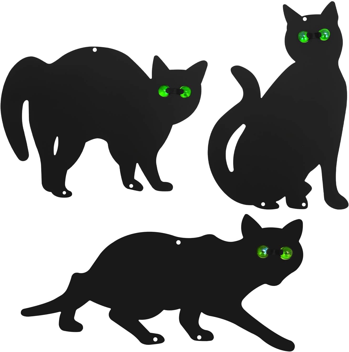 Medipaq Garden Scare Cat with Reflective Marble Eyes - 2 Pack Best Cat ...