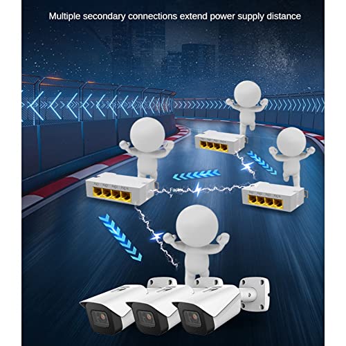 Nvanvmm Replacement 4Port Gigabit POE Extender 1000M 1 to 3 Network ...