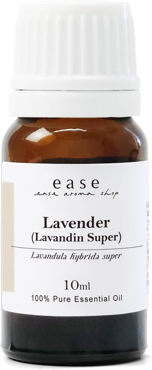 Amazon.co.jp: ease アロマオイル エッセンシャルオイル ラベンダー(ラバンジン スーパー) 10ml AEAJ認定精油 : ドラッグストア