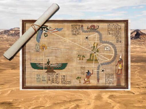 Amazon.com: The Mummy – Map of Hamunaptra Cloth Map Scroll : Home & Kitchen