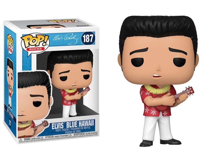 Amazon.com: Funko Pop Elvis Presley + Protector: Pop! Rocks Vinyl ...