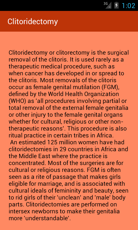 Clitoridectomy-Amazonアプリストアのアプリ
