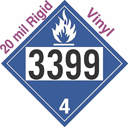 GC Labels-R320c3399, Dangerous When Wet Class 4.3 UN3399 20mil Rigid ...