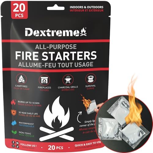 Amazon.com : Dextreme Quick Instant Fire Starter - Waterproof All ...