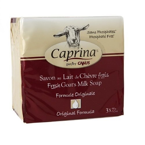 Caprina by Canus Fresh Goat's Milk Soap, Original 9.6 oz (3 Bars) - 1 ...