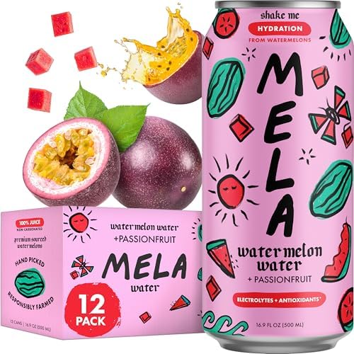Amazon.com : Mela Watermelon Water (12-Pack) - Natural Watermelon Juice ...