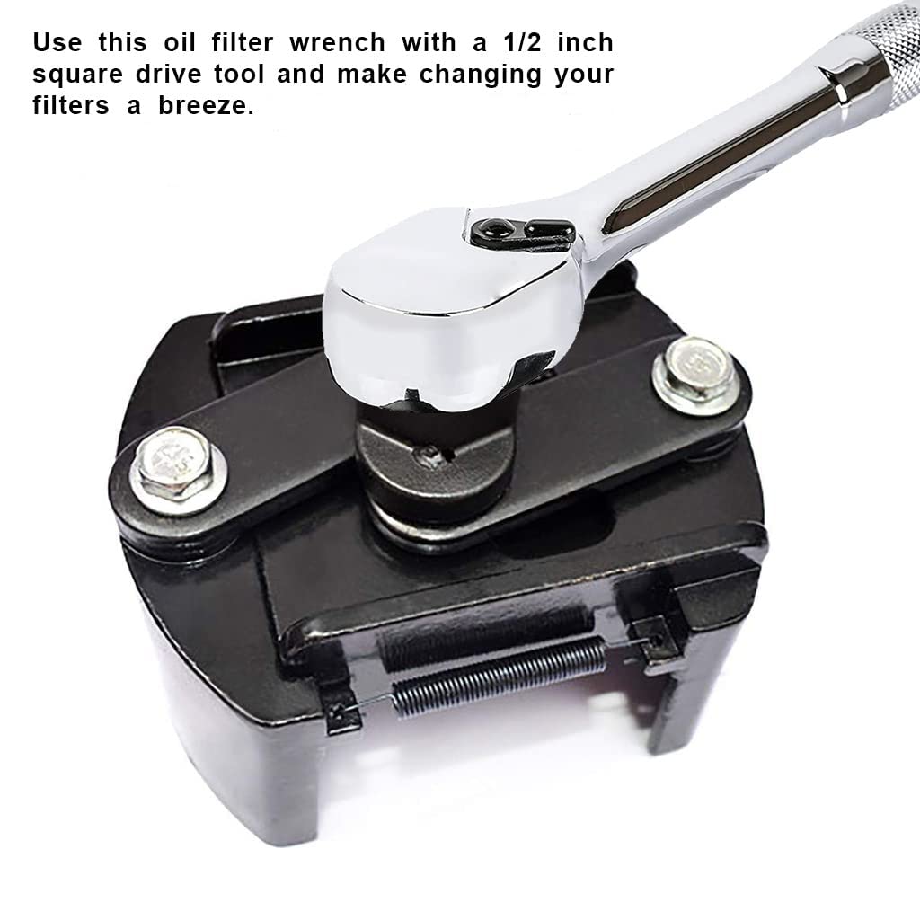 Snapklik.com : DEDC Adjustable Oil Filter Wrench, Filter Housing ...