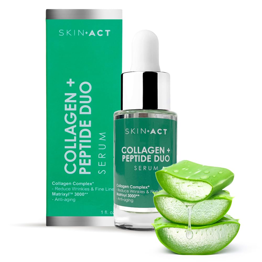 Amazon.com: SKINACT Collagen Plus Peptide Duo Serum : Beauty & Personal ...