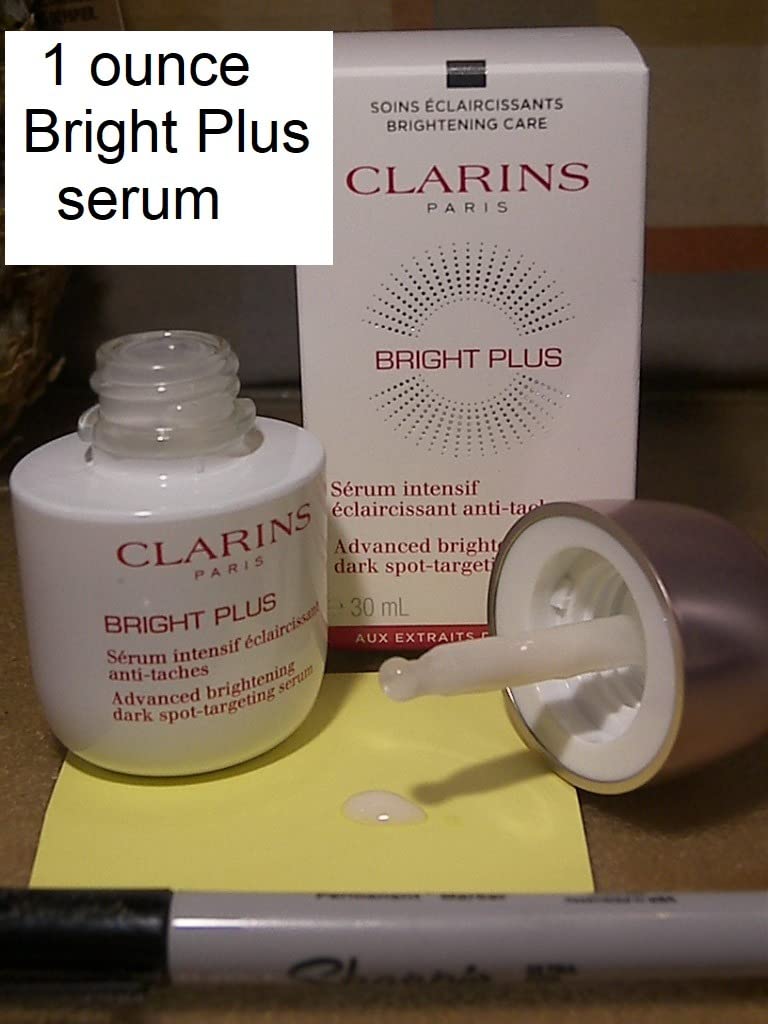 Amazon.com: Clarins Bright Plus Serum | Skin Has A Healthy-Looking Glow ...