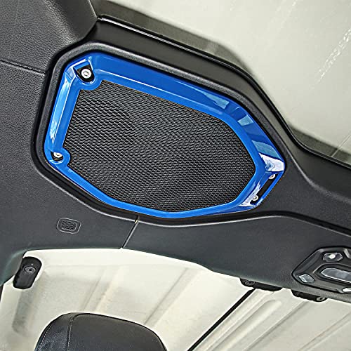 Snapklik.com : Car Top Roof Speaker Frame Trim Cover For 2018-2021 Jeep Wrangler JL JLU Gladiator JT