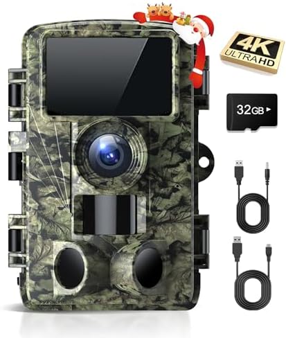 Amazon.com: Foxelli Trail Camera – 14MP 1080P Full HD Wildlife Scouting ...