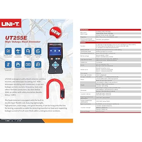 Snapklik.com : UNI-T UT255E Wireless High Low Voltage Hook Ammeter ...