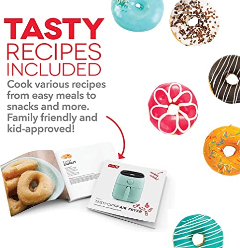 DASH Tasti-Crisp™ Electric Air Fryer Oven, 2.6 Qt., Aqua – Compact Air ...