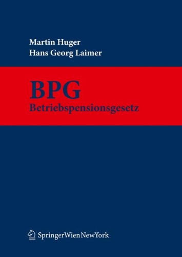 Betriebspensionsgesetz : Huger, Martin, Laimer, Hans Georg: Amazon.de ...