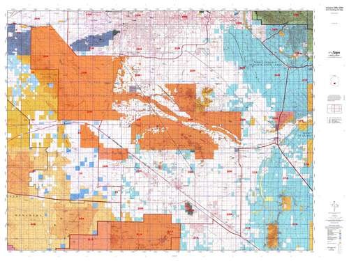 Arizona GMU 25M Hunt Area / Game Management Units (GMU) Map ...