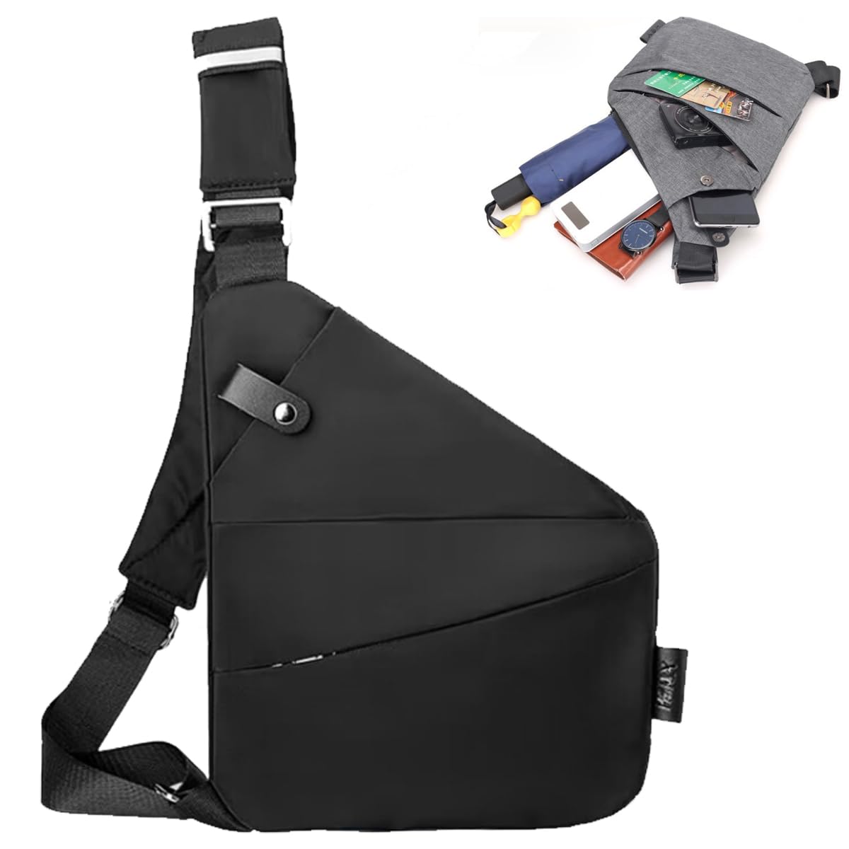 Anti Theft Travel Bag, North Carry Slim Sling Bag Cross Body Bag ...