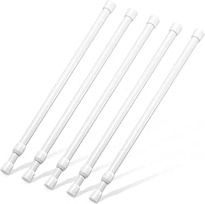 Amazon.com: 5 Pack Tension Rod 16 to 28 Inch, Goowin Small Tension Rod ...