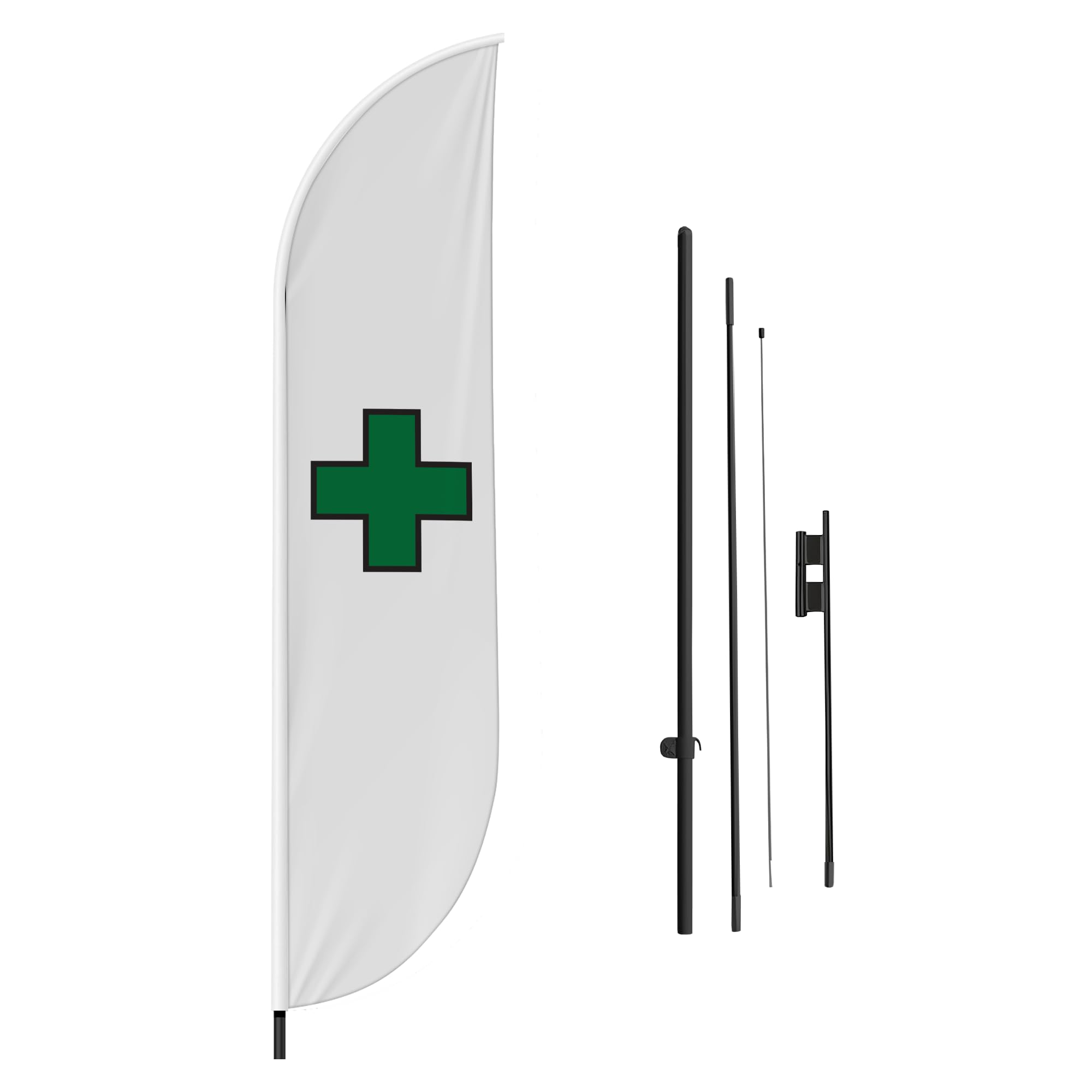 Amazon.com: Dispensary Feather Flag(11.5Feetx2.5Feet) By ...