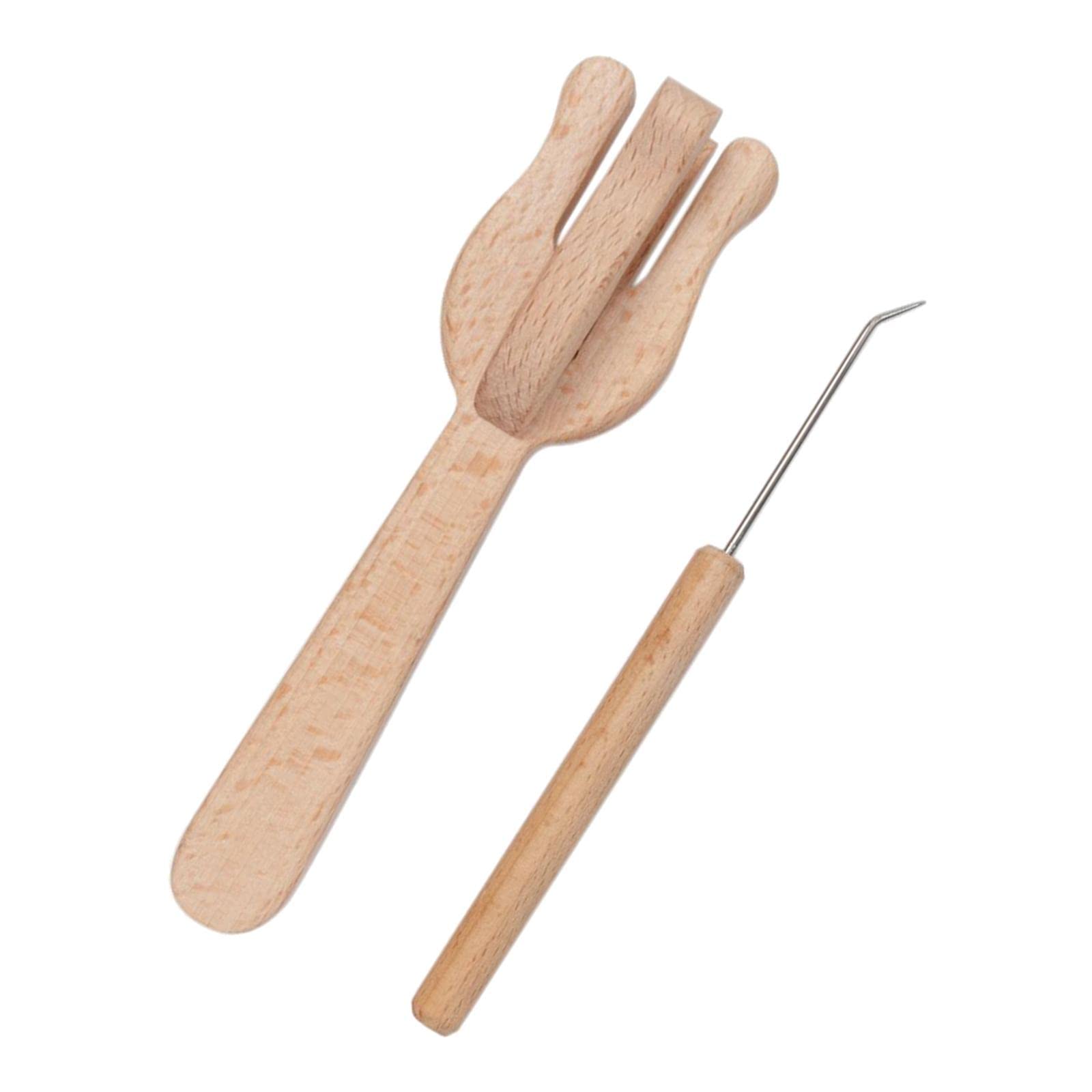 Amazon.com: Harilla Knitting Fork Knitting Fork Braiding Tool Durable ...