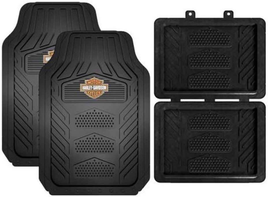 Amazon.com: PLASTICOLOR Harley Weatherpro 4 Piece Floor Mats Set, Floor ...