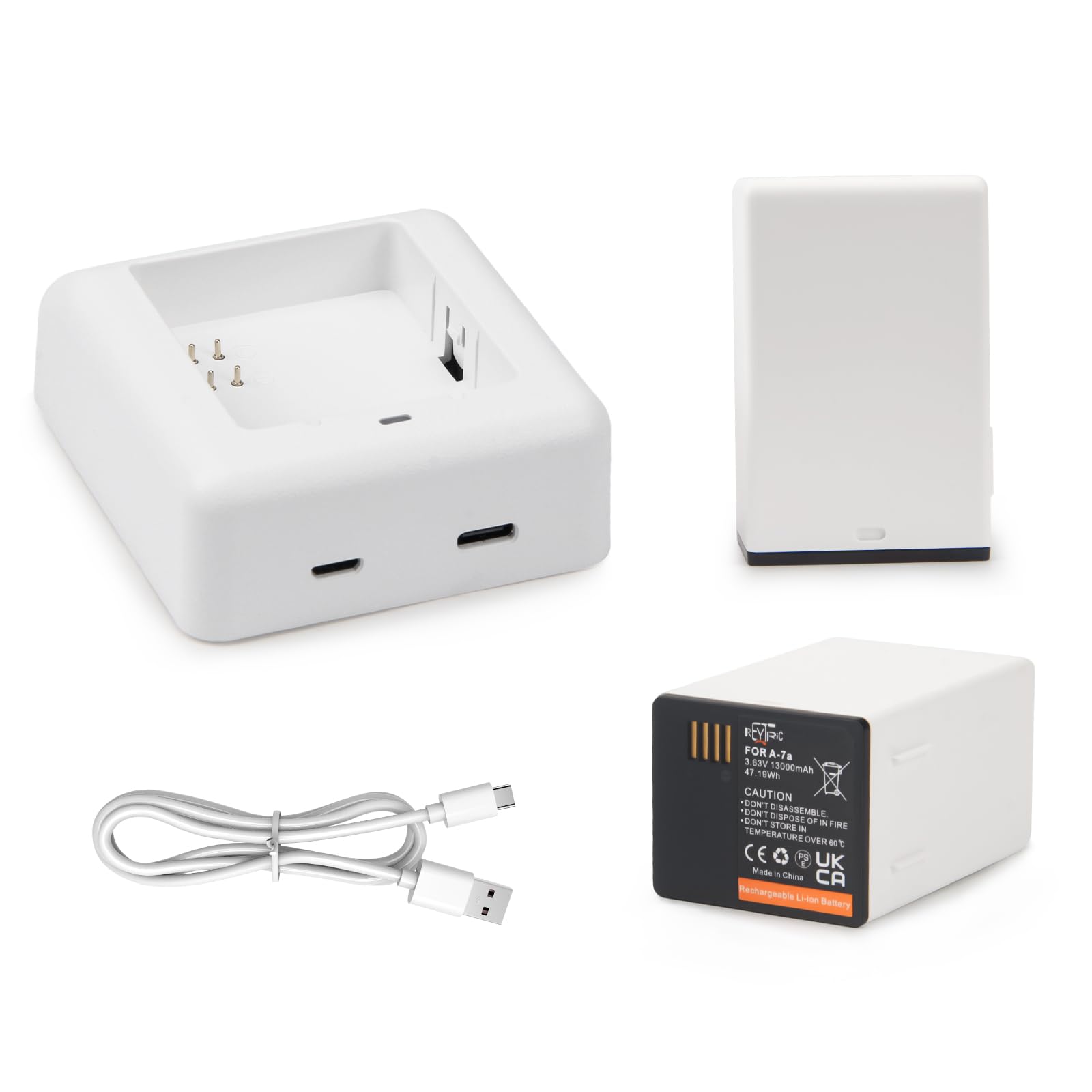 Amazon.com: REYTRIC 13000mah 2-Pack A-7a XL Extended Batteries and ...