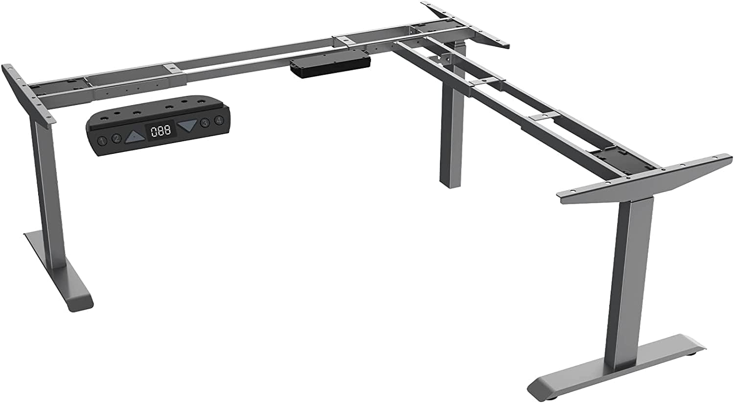 Amazon.com: ERGOMORE L-Shape Standing desk Frame with 4 Memory Preset ...